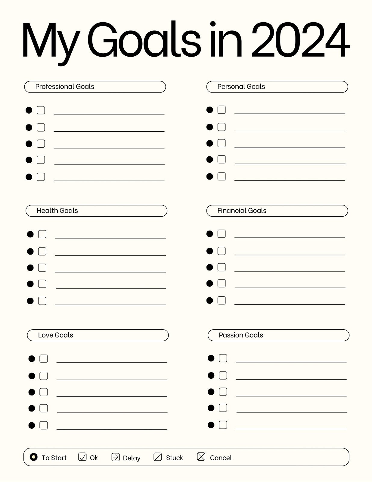 Free And Customizable Goals Templates Worksheets Library Free And Customizable Goals Templates Worksheets Library