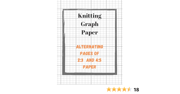 Knitting Graph Paper Knitters Design Notebook 2 Sizes Of Grid Paper In One Book Large Pattern