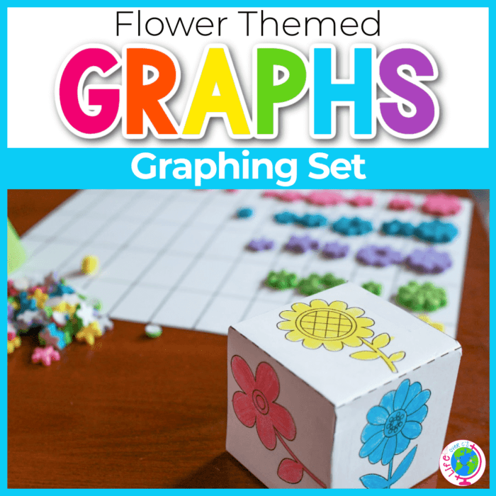 DIY Flower Graphing for Learning Colors - Life Over Cs - Worksheets Library