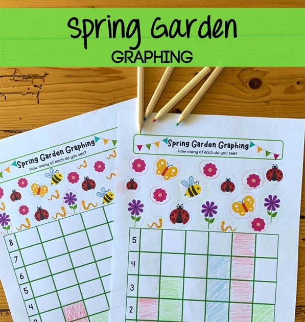 Spring Garden Graphing for Preschool and Kindergarten ... - Worksheets ...