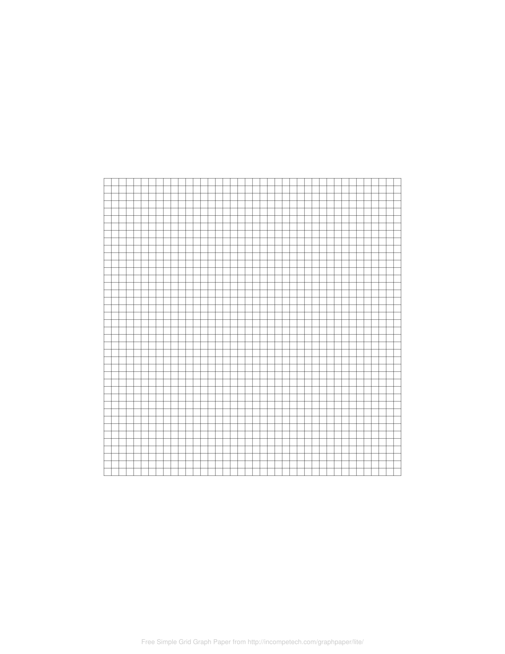 Free Online Graph Paper / Simple Grid - Worksheets Library