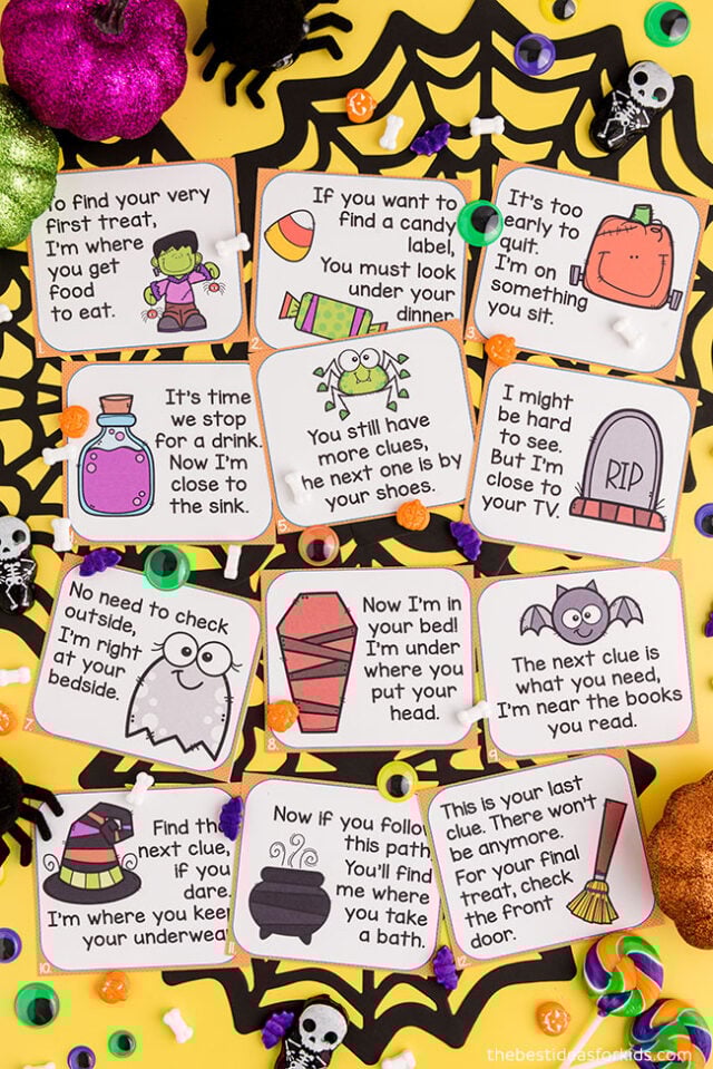 Halloween Scavenger Hunt (Free Printables) - The Best Ideas for Kids ...