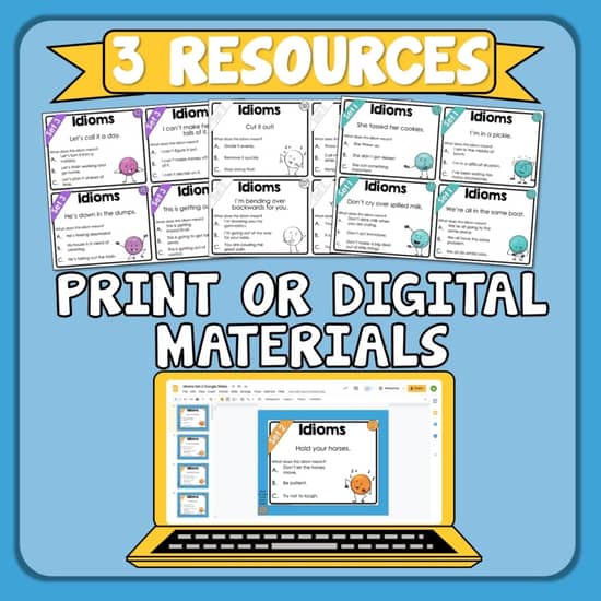 Free Idioms Printable Pack - Thrifty Homeschoolers - Worksheets Library