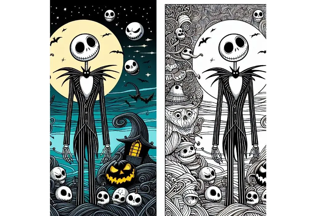 25 Nightmare Before Christmas Coloring Pages - Free Printable ...