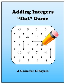 Integers games | TPT - Worksheets Library