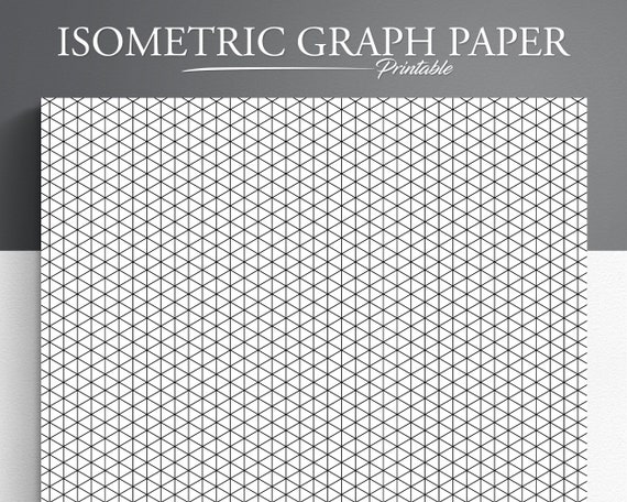 Isometric Graph Paper. Digital Isometric Grid Paper. PDF and PNG ...