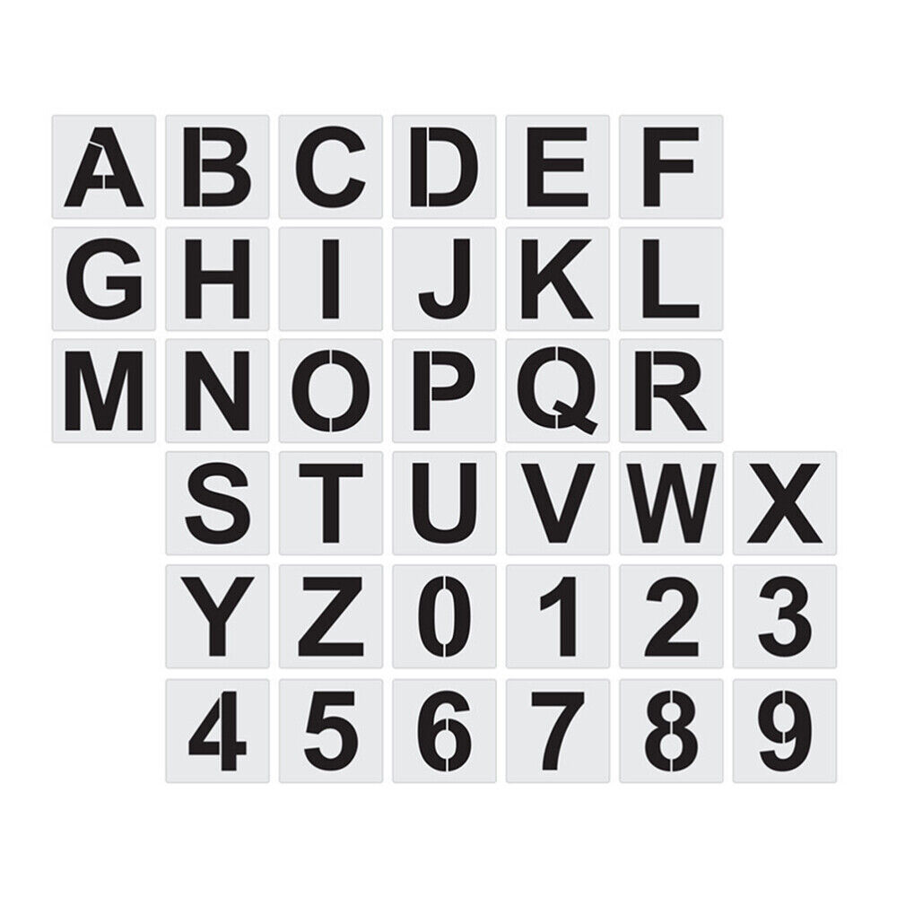 Free printable letter and number stencils, Download Free printable letter and number stencils ...