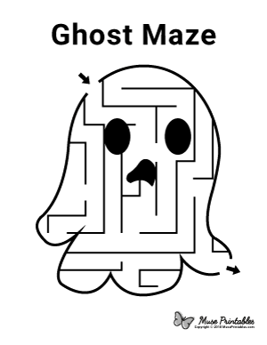 Free Printable Halloween Mazes - Worksheets Library