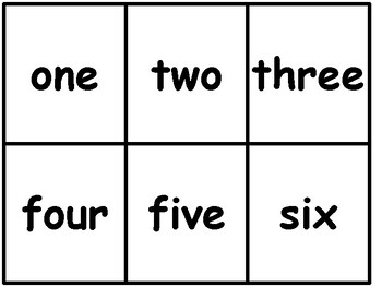 Number words 1 - 20 flash cards - Worksheets Library