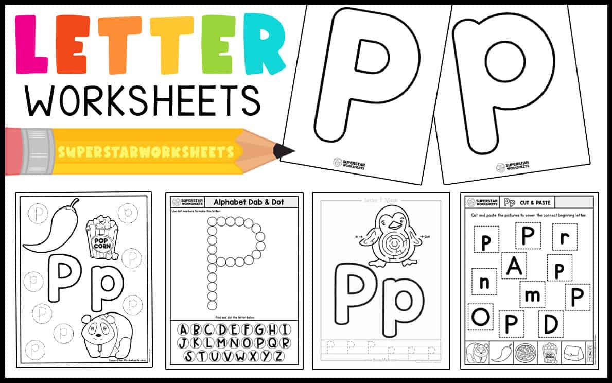 15+ Letter P Printables: Free & Easy Print - The Simple Homeschooler - Worksheets Library