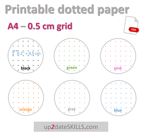 Free printable paper dot grid, Download Free printable paper dot grid ...