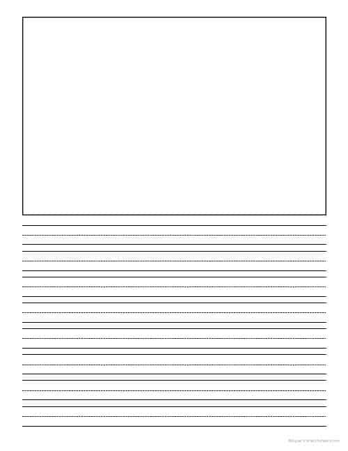 Handwriting Paper - Superstar Worksheets - Worksheets Library