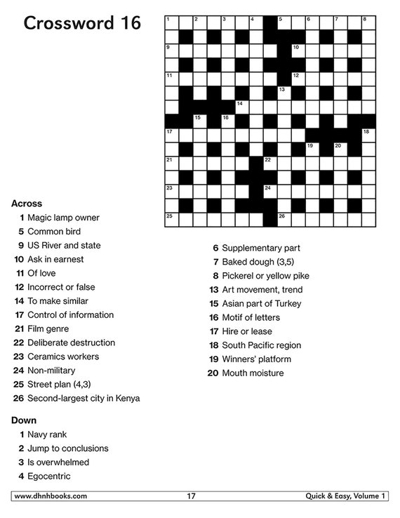 Free Printable Quick Crossword Puzzles Download Free Printable Quick Free Printable Quick Crossword Puzzles Download Free Printable Quick