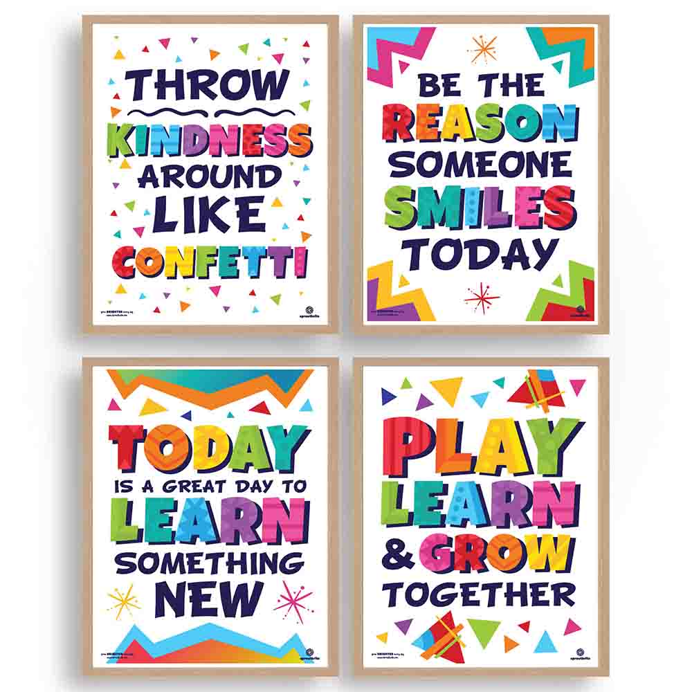 Classroom Motivation Quotes for Students Growth Mindset Posters ...