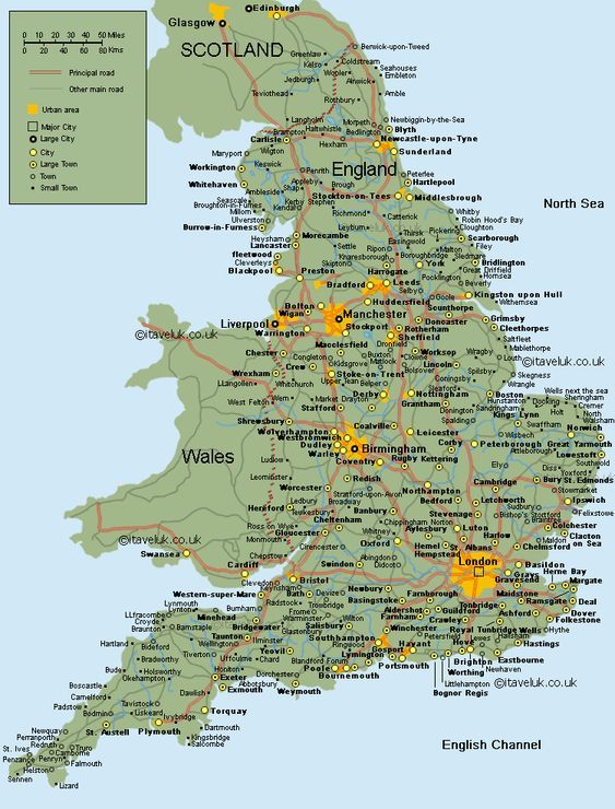 Free printable road map of britain, Download Free printable road map of britain png images, Free ...