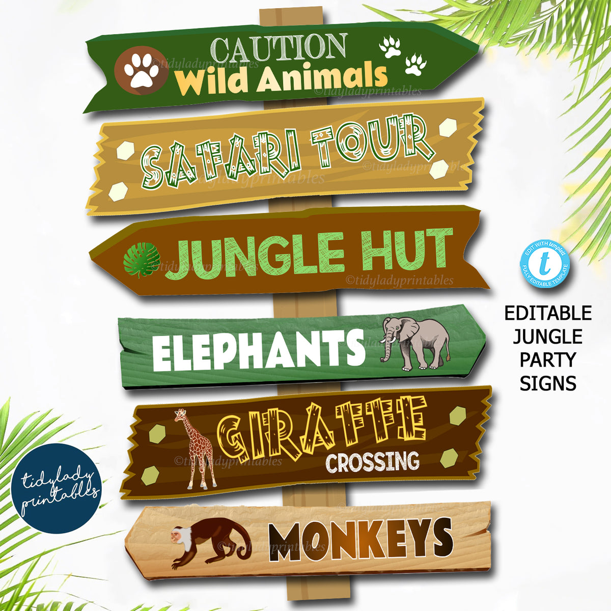 Jungle Theme Safari Zoo Party Signs TidyLady Printables Worksheets Jungle Theme Safari Zoo Party Signs TidyLady Printables Worksheets