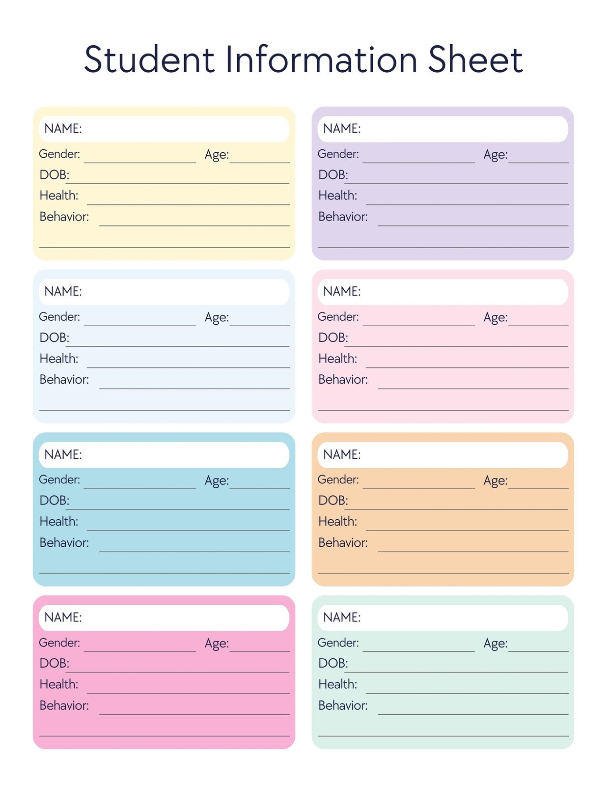 Customize 496 Student Planner Templates Online Canva Worksheets Customize 496 Student Planner Templates Online Canva Worksheets
