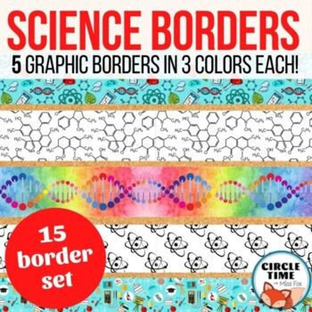 Free printable science display borders, Download Free printable science ...