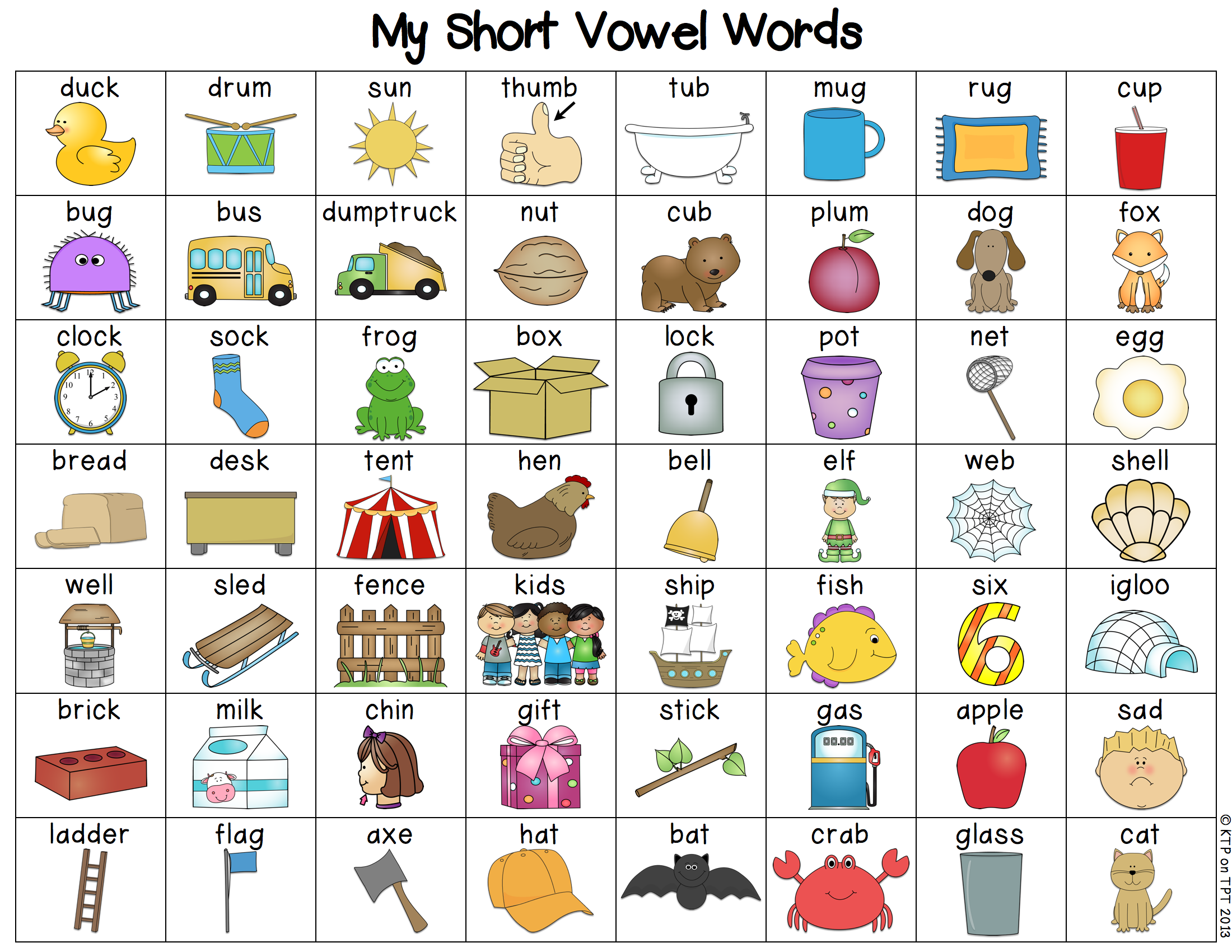 Free printable short vowel board games, Download Free printable short ...