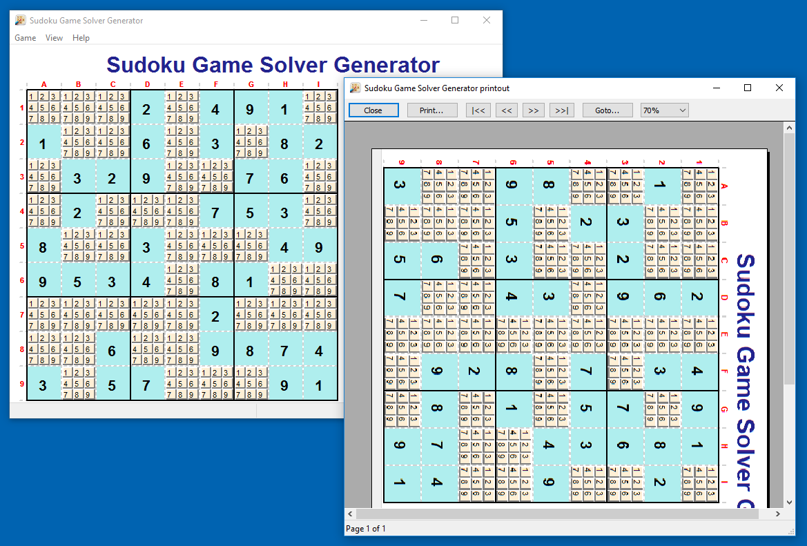 Sudoku Game Solver Generator download | SourceForge.net - Worksheets Library
