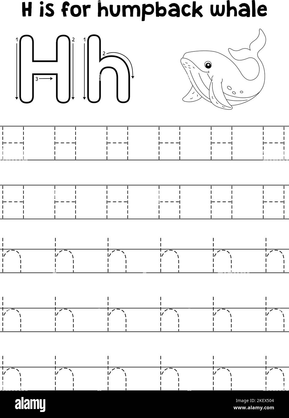 Free printable tracing letter h, Download Free printable tracing letter h png images, Free ...