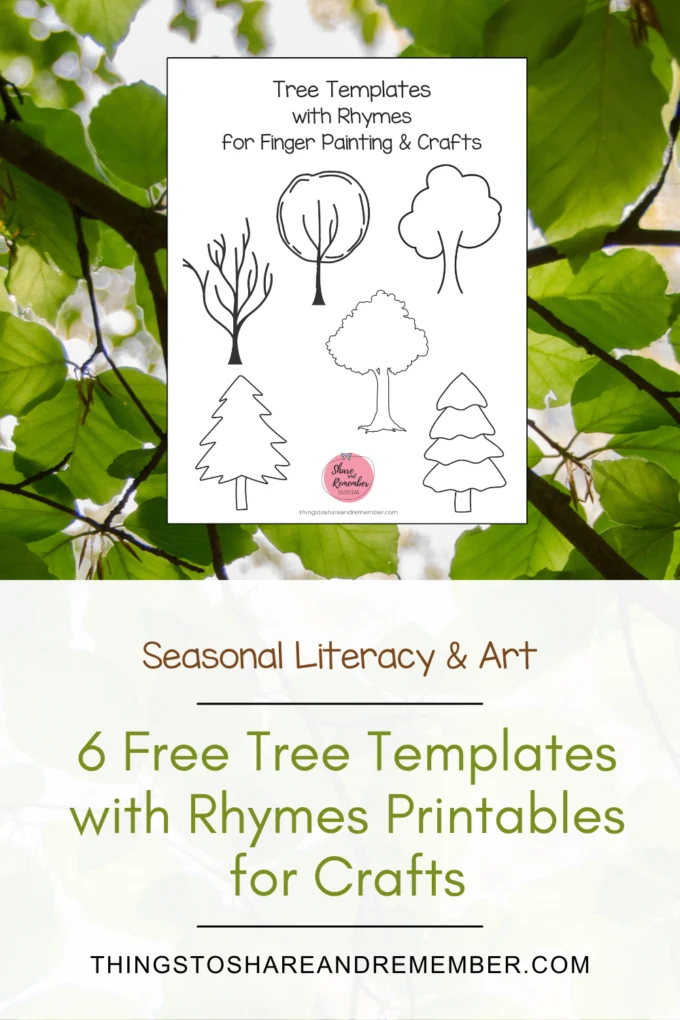 6 Free Tree Templates with Rhymes Printables for Crafts » Share ...