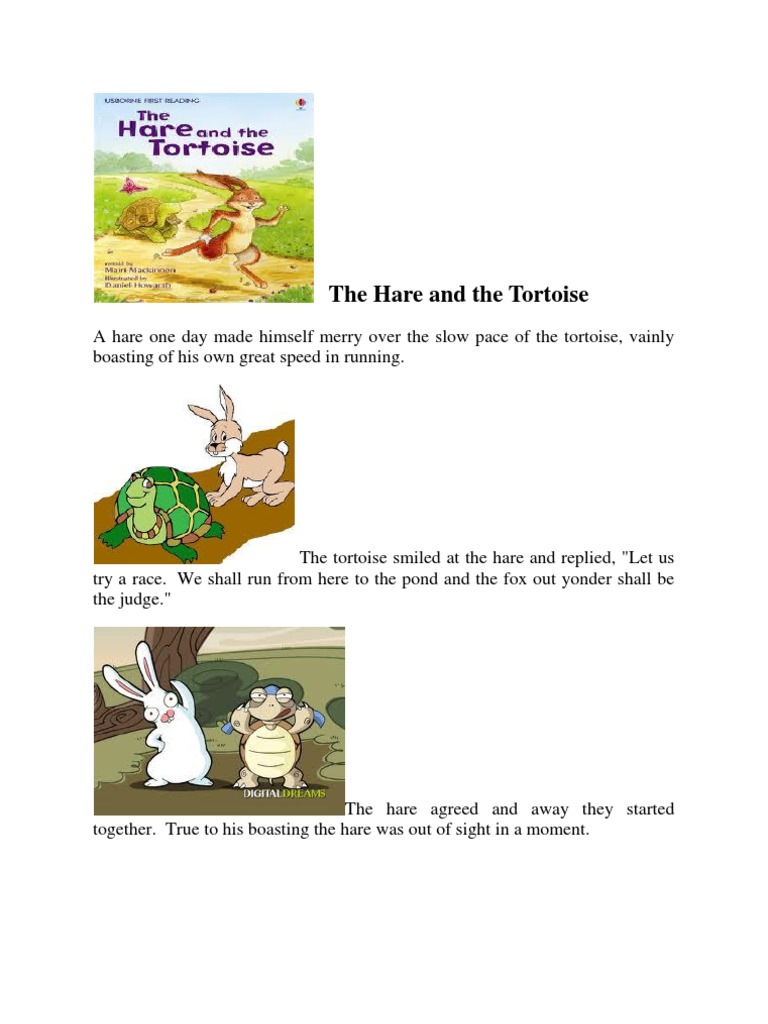 Free printable version of the tortoise and the hare, Download Free printable version of the ...
