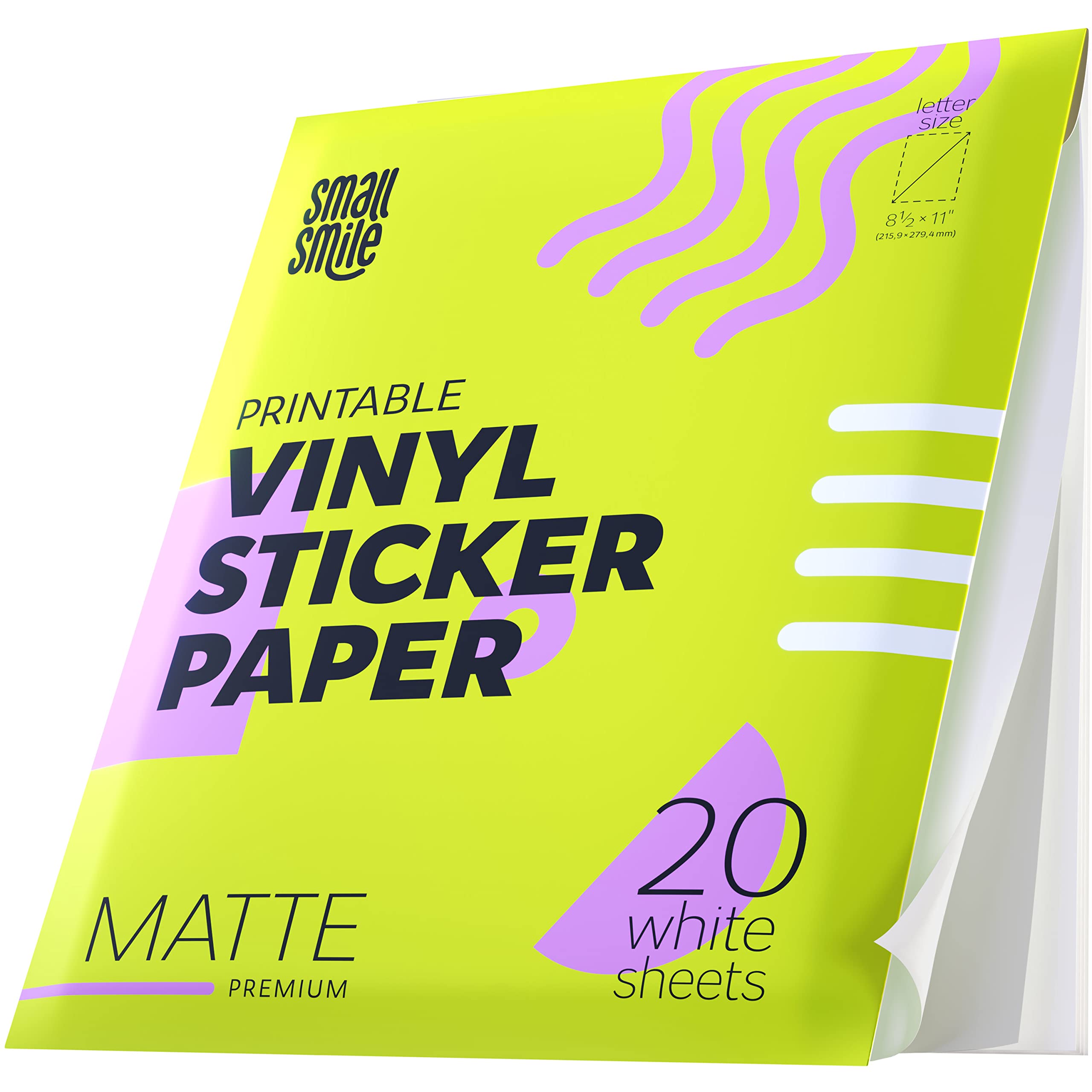 Premium Printable Vinyl Sticker Paper For Inkjet Printer And Laser Premium Printable Vinyl Sticker Paper For Inkjet Printer And Laser