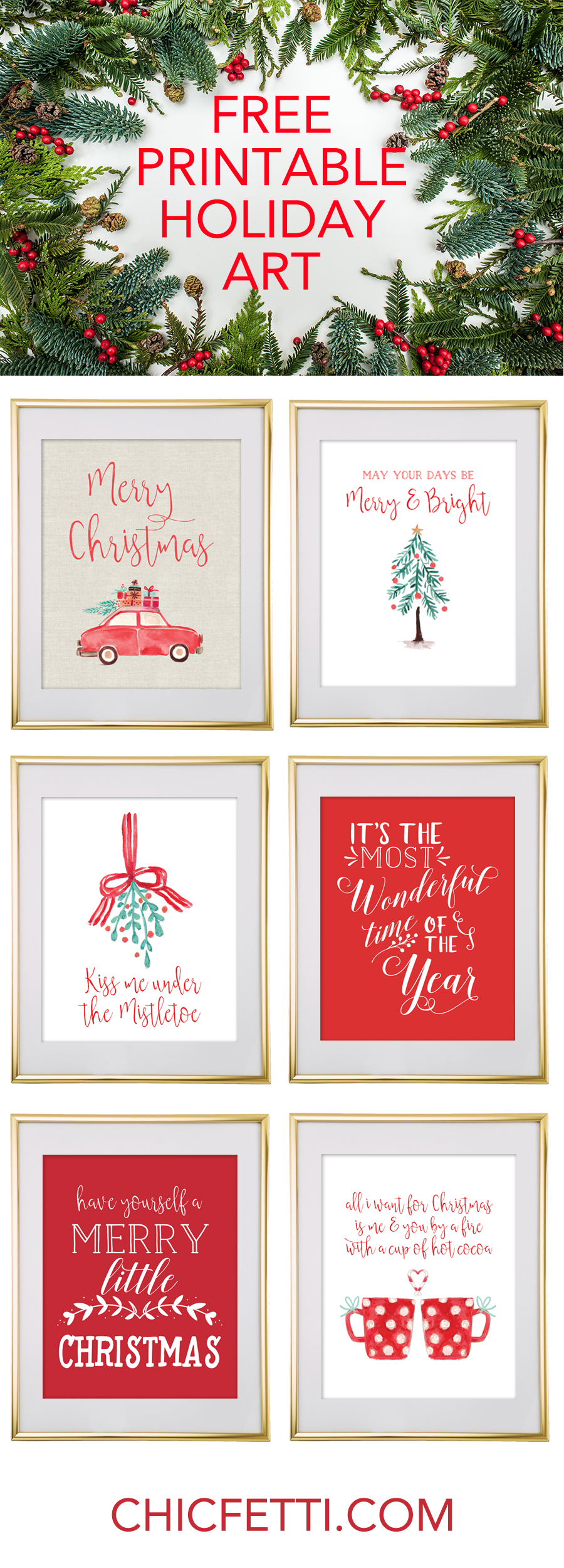 Free printable wall art christmas, Download Free printable wall art ...