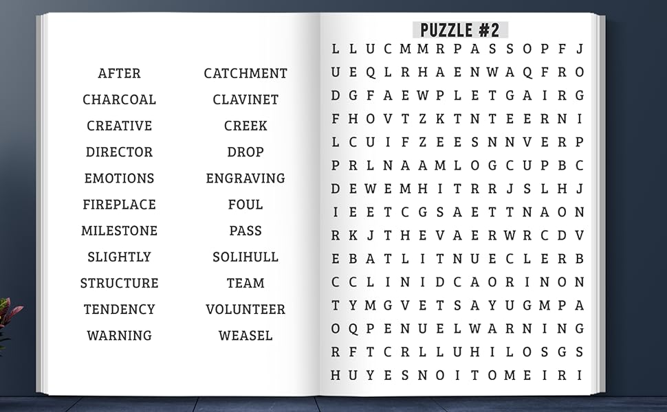 Extra Large Print Word Search: Jumbo Word Search For Seniors ...
