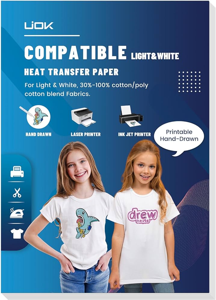 UIOK Iron On Film For Printing Transfer Paper Iron On Film For Light UIOK Iron On Film For Printing Transfer Paper Iron On Film For Light