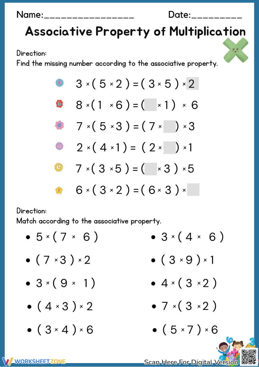 Free Properties Of Multiplication Worksheet Grade 4 Download Free Free Properties Of Multiplication Worksheet Grade 4 Download Free