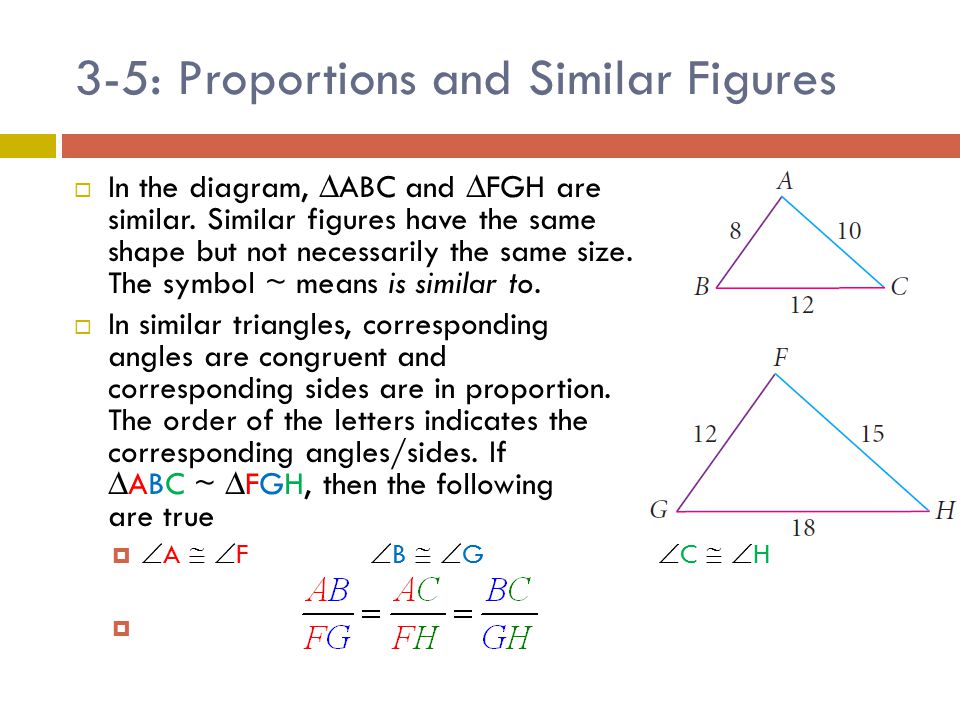 3-5: Proportions and Similar Figures - ppt video online download ...