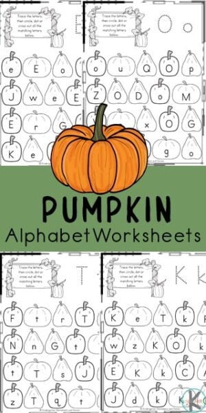 FREE Find the Letter Pumpkin Printables - Worksheets Library