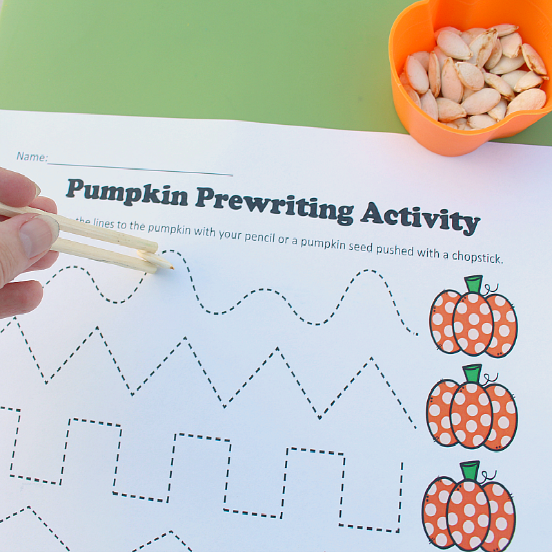 Pre K Tracing Worksheets with a Pumpkin Theme - Worksheets Library