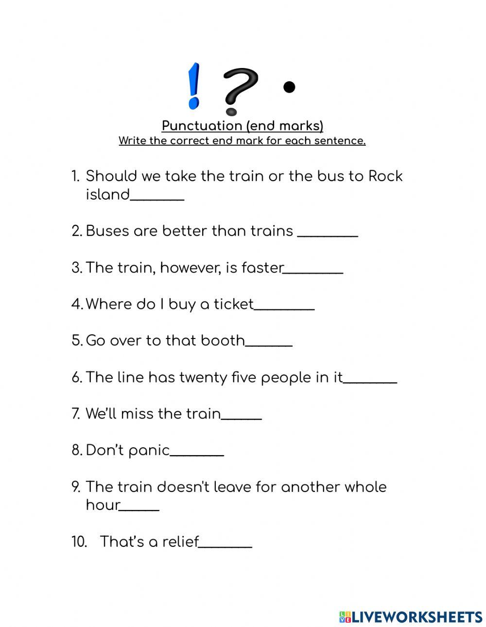 Free Punctuation Worksheet Grade 4 Download Free Punctuation Worksheet Free Punctuation Worksheet Grade 4 Download Free Punctuation Worksheet
