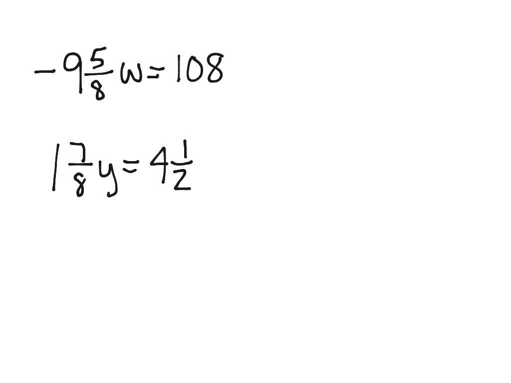 Solving Equations With Rational Coefficients Math Showme
