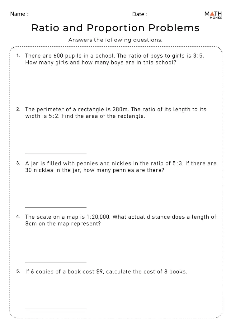 Ratio And Proportion Worksheets Math Monks Worksheets Library Ratio And Proportion Worksheets Math Monks Worksheets Library