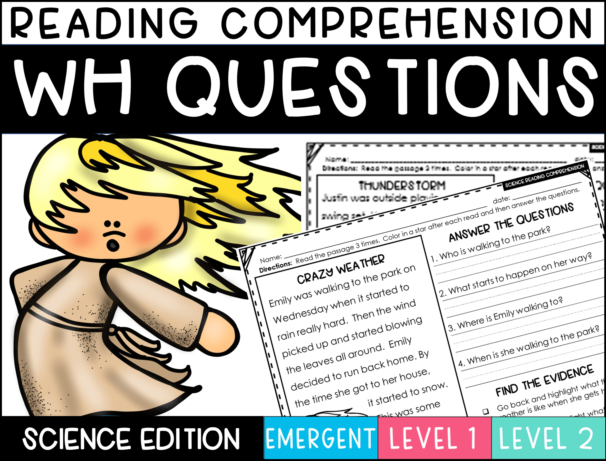 Ask and Answer Questions in Fiction | RL.1.1 - 1st Grade Print ...