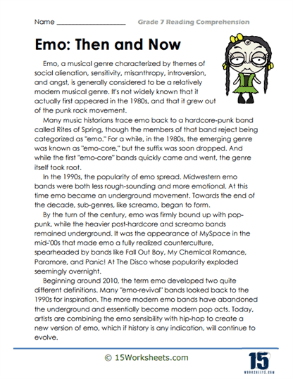 Unit 7 - Reading comprehension Interactive Worksheet – Edform - Worksheets Library