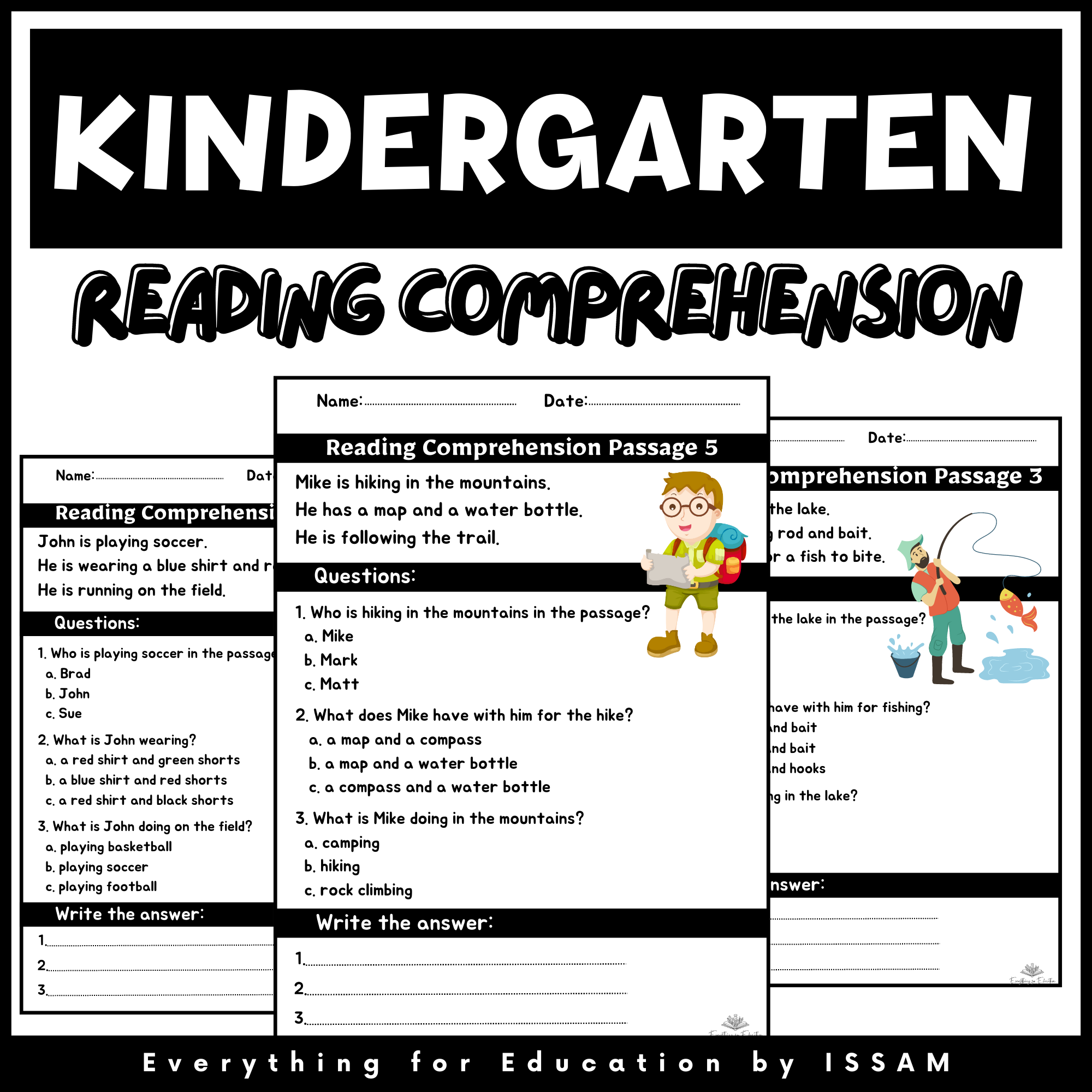 English for Kids Step by Step: Reading Comprehension Kit. Animal ... - Worksheets Library