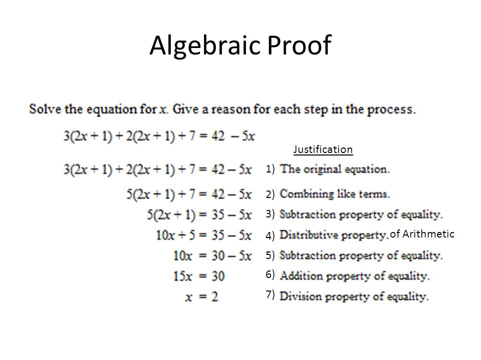 Class Notes Ch. 2 Introduction to Logical Reasoning, Algebraic and ...