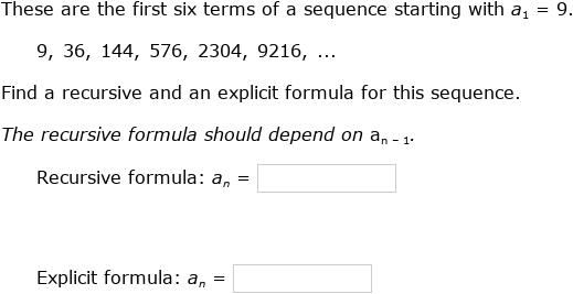 Ixl Find Recursive And Explicit Formulas Precalculus Practice 8650