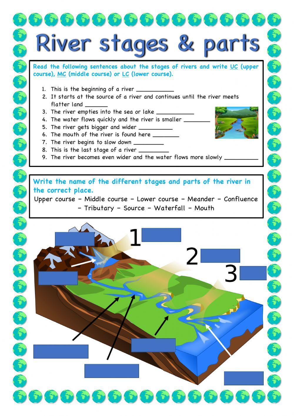 River Worksheets