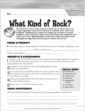 Rocks Comprehension Activity Worksheets - Worksheets Library