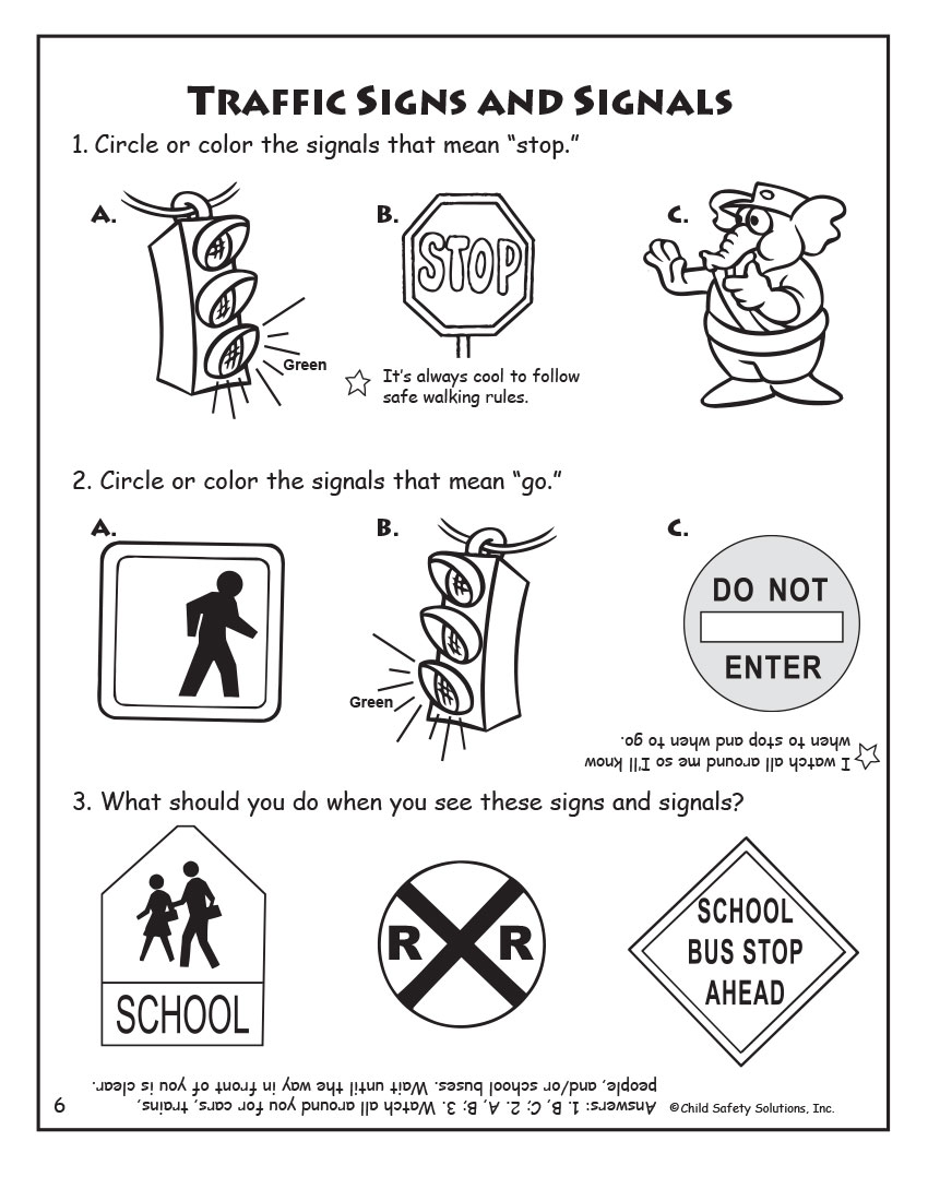 Community Signs Worksheet for kids - Worksheets Library