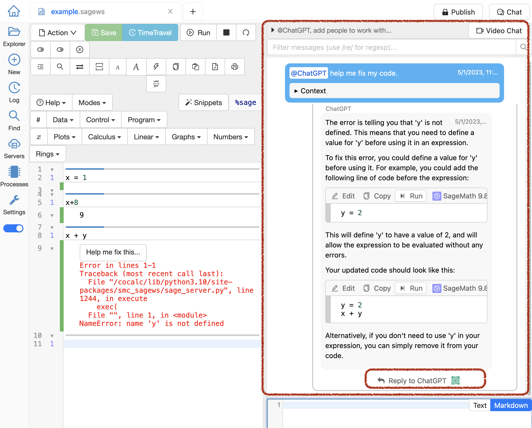 Sage Worksheets — CoCalc Manual documentation - Worksheets Library