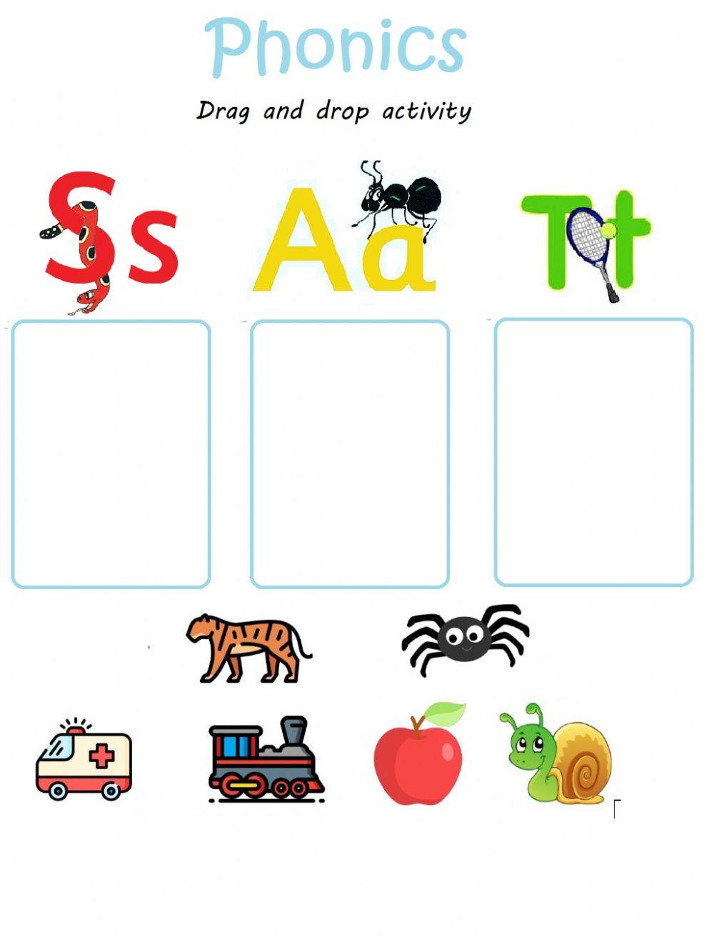 SAT phonics worksheet | Live Worksheets - Worksheets Library