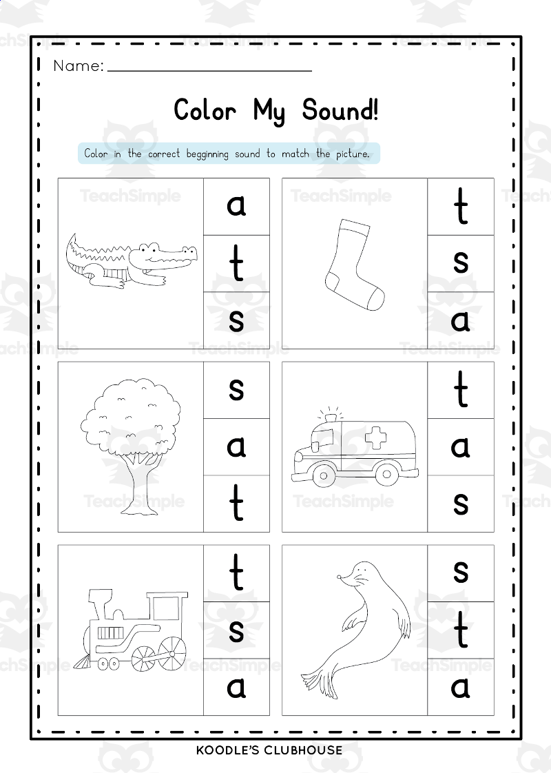 Lesson 1 Sound S A T worksheet | Live Worksheets - Worksheets Library