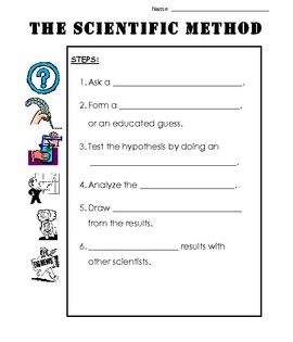 Scientific Method - 6 Steps Worksheet - Worksheets Library